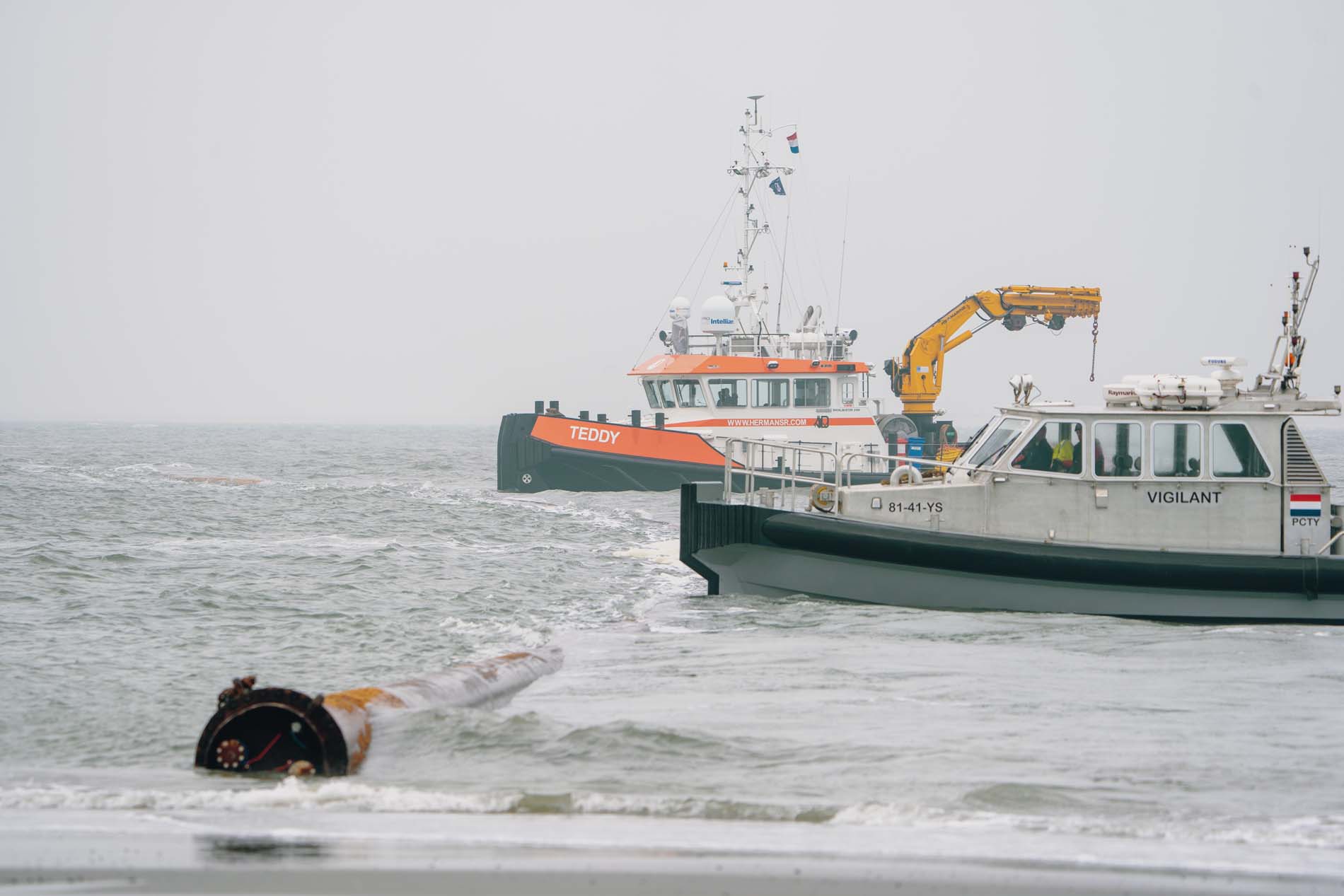 Zandsuppletie Ameland | Veltman Marine Service | Ameland